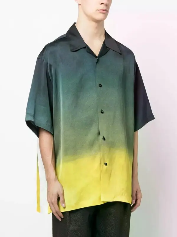 JIL SANDER Gradient-effect Short-sleeve Shirt