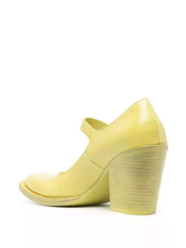 Prada Brushed Leather 95mm Pumps