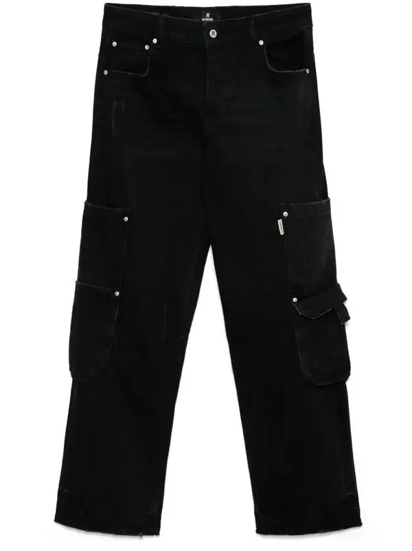REPRESENT R3 Workshop Straight Leg Jeans - Black