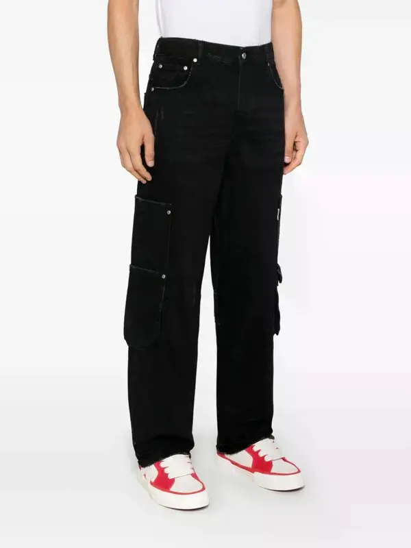 REPRESENT R3 Workshop Straight Leg Jeans - Black