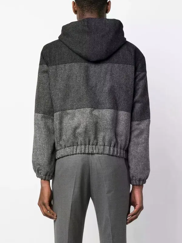 Thom Browne Padded Colour-block Panel Jacket