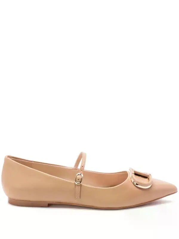 TWINSET Logo-plaque Ballet Flats