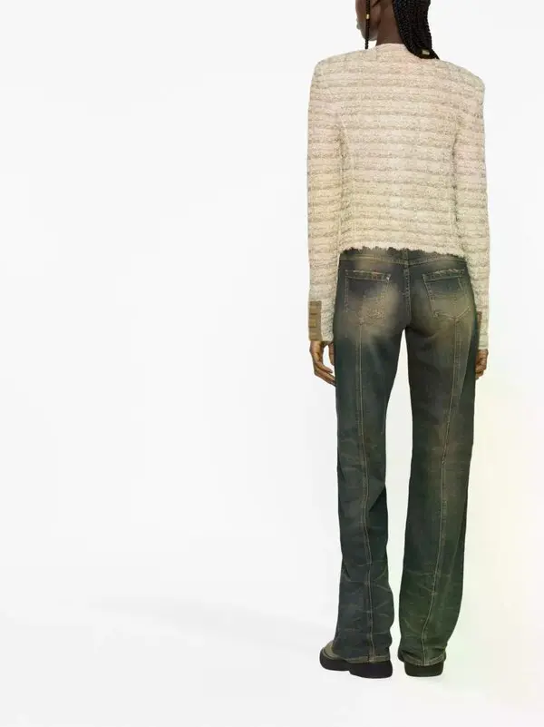 Balmain Button-embellished Bouclé Jacket