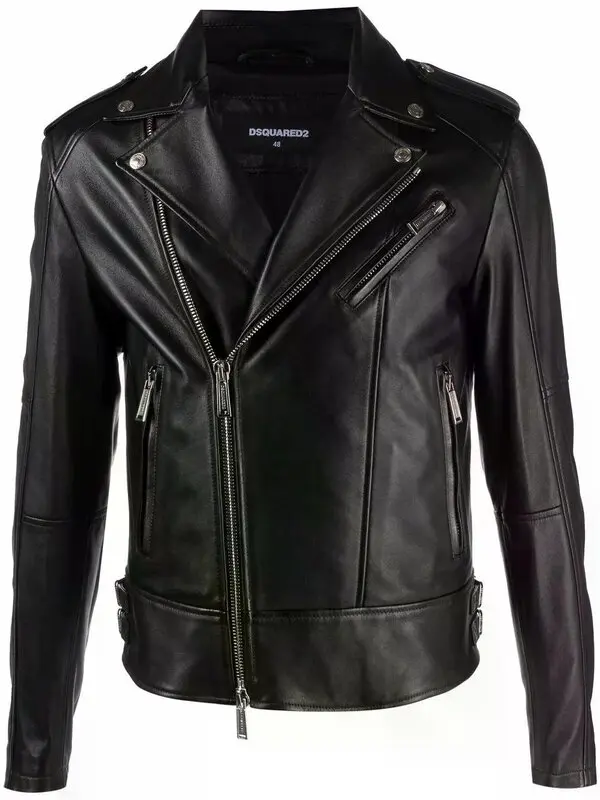 Dsquared2 Leather Biker Jacket