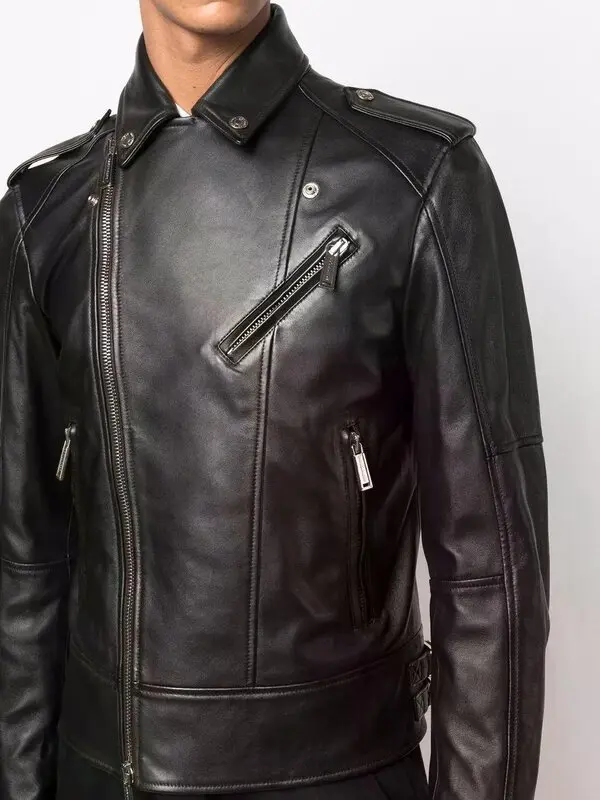 Dsquared2 Leather Biker Jacket