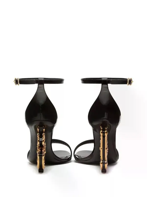 Dolce & Gabbana Baroque Dg 105mm Leather Sandals