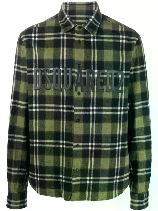 Dsquared2 Plaid-print Flannel Shirt
