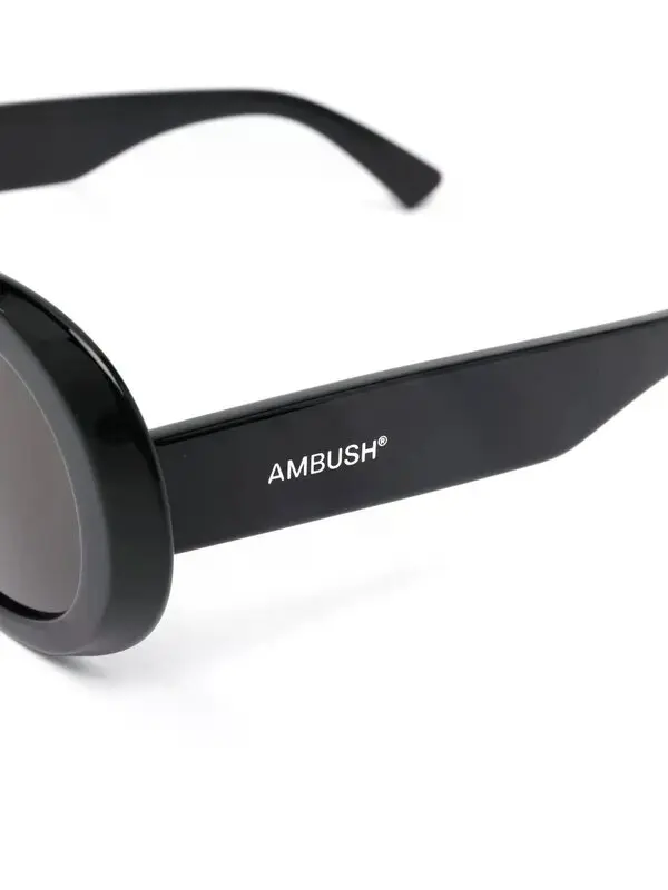 AMBUSH Oval-frame Sunglasses - Black