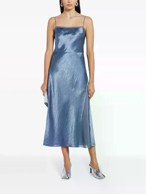 Vince Sheer Panelled Slip Dress