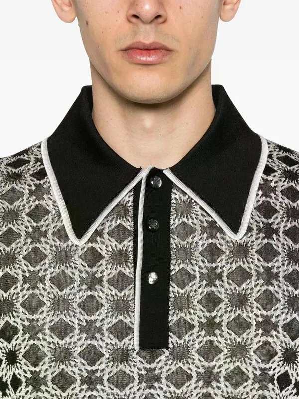 Amiri Patterned Polo Shirt
