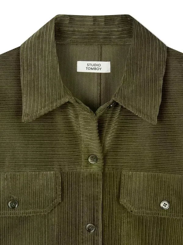 STUDIO TOMBOY Corduroy Dress - Green