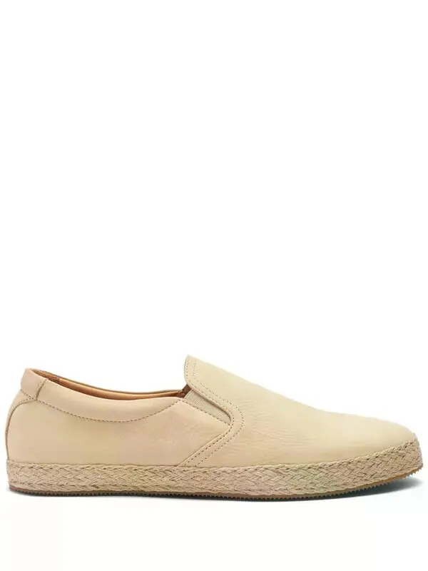 SCAROSSO Leather Espadrilles