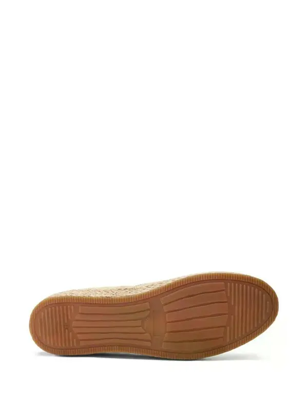 SCAROSSO Leather Espadrilles