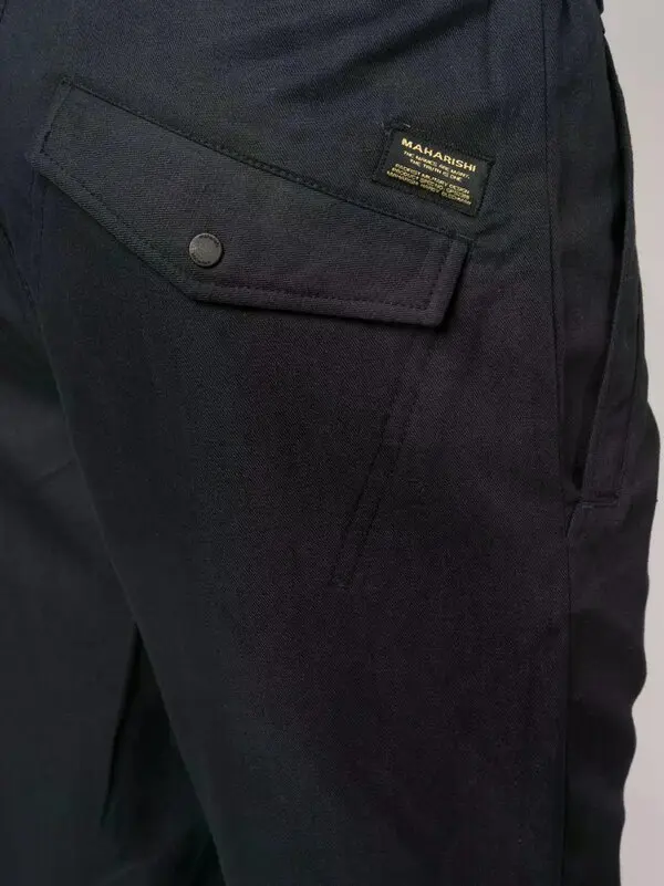 MAHARISHI Logo-patch Straight-leg Trousers