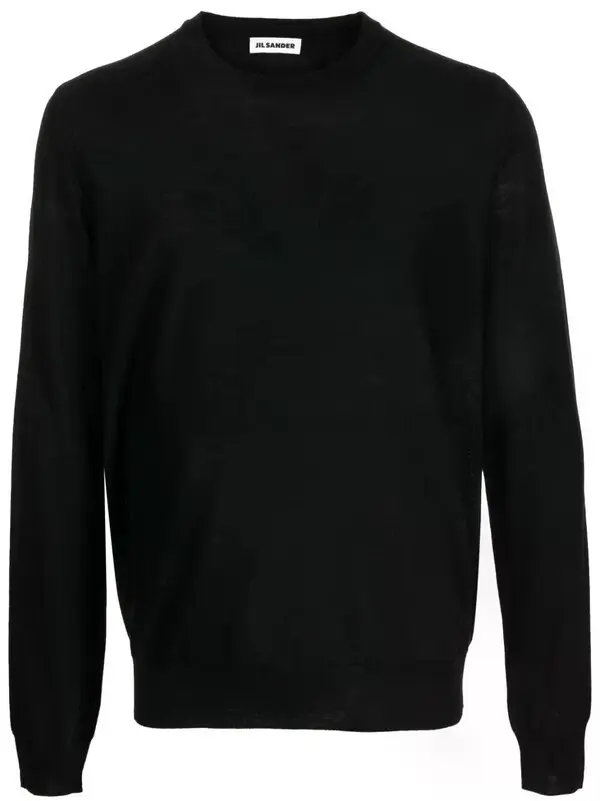 JIL SANDER Crew Neck Virgin Wool Jumper