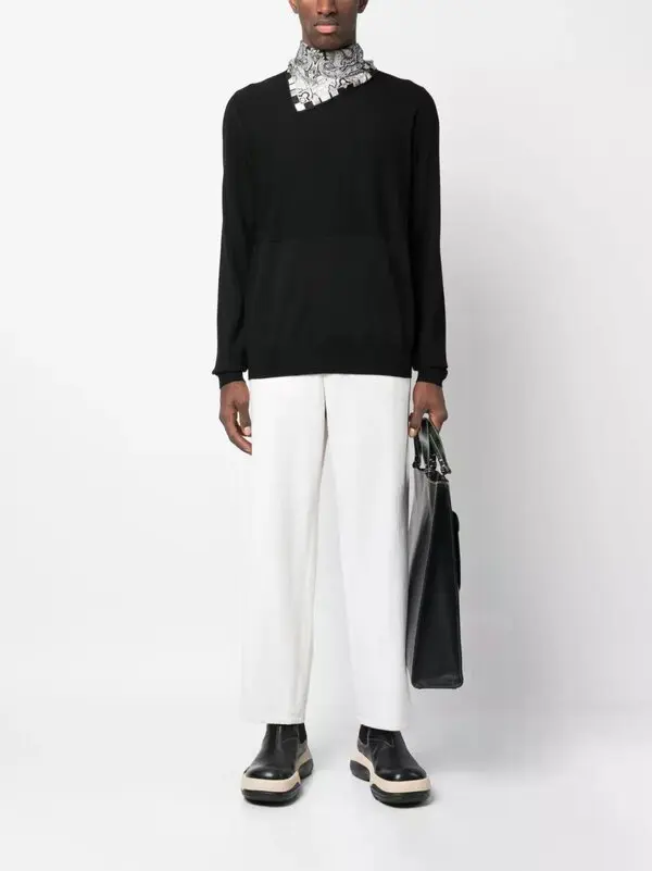 JIL SANDER Crew Neck Virgin Wool Jumper