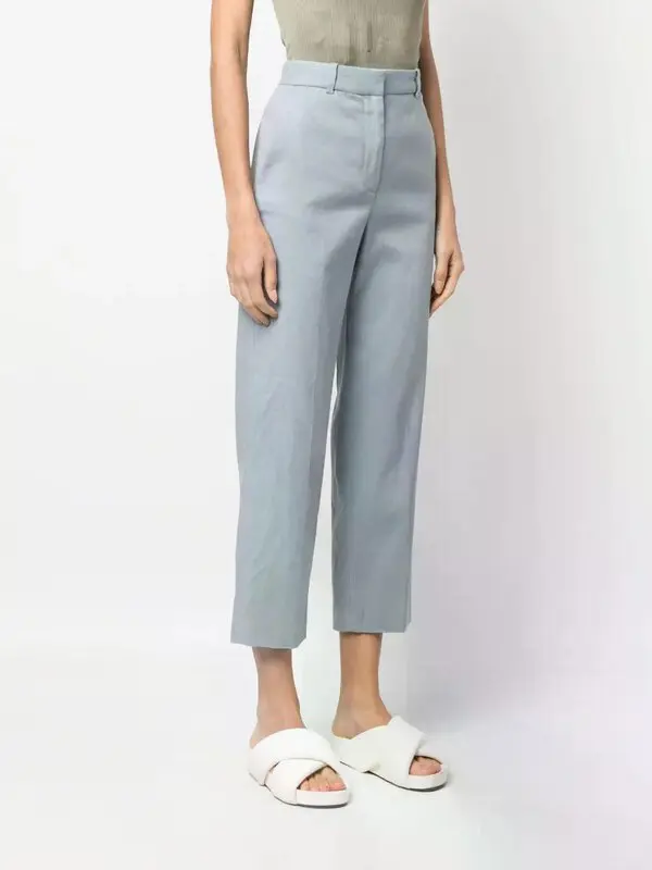 JOSEPH High-waist Cropped Trousers