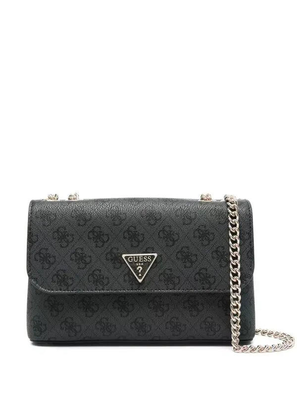 Guess Logo-plaque Shoulder Bag - Grey