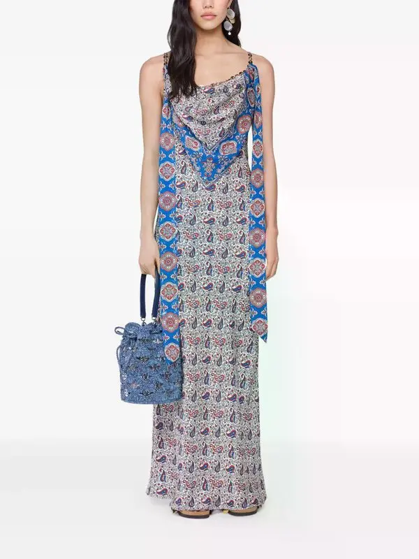 Rabanne Paisley-print Maxi Dress