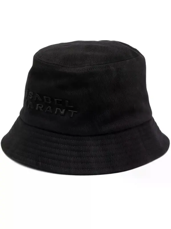 Isabel Marant Étoile Haley Logo Bucket Hat - Black