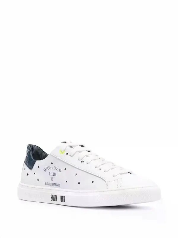 HIDE&JACK Logo-printed Leather Sneakers