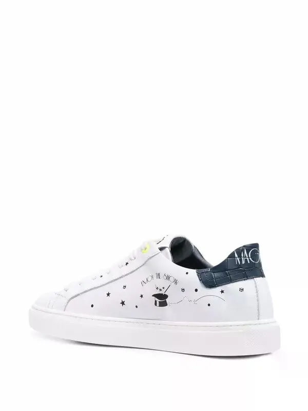 HIDE&JACK Logo-printed Leather Sneakers