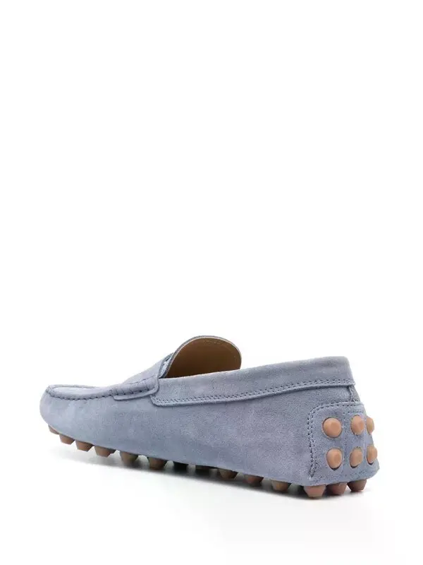 TOD'S Gommino Suede Driving Loafers - Blue