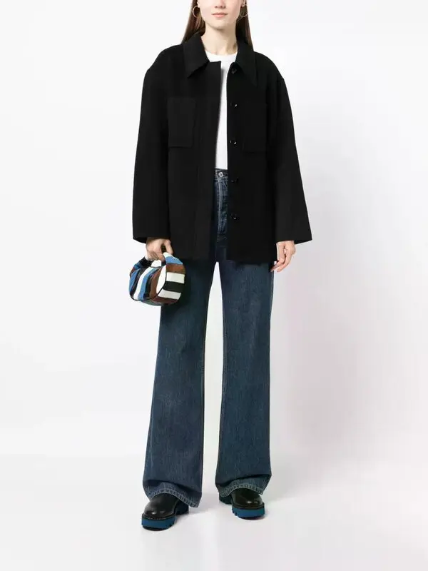 Loulou De Saison Cashmere Buttoned Jacket