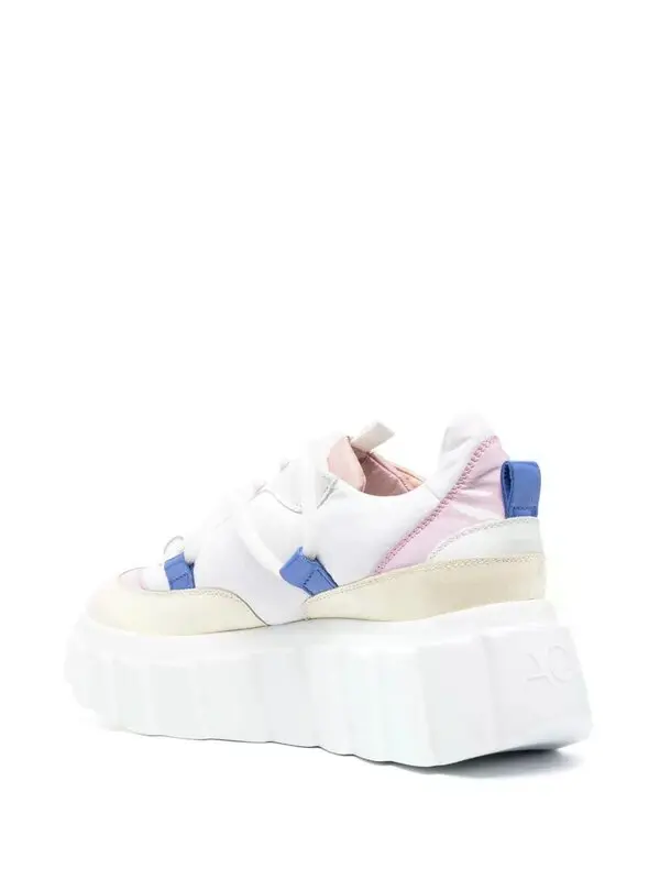 Agl Blondie Low-top Platform Sneakers - White