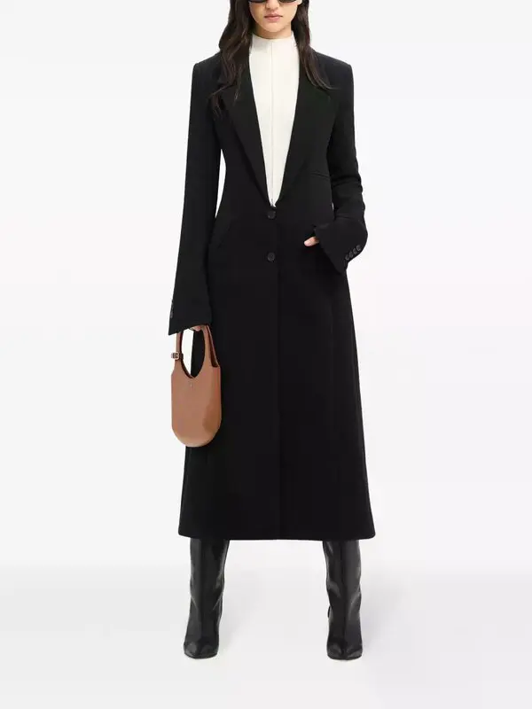 COURREGES Hyperbole Heritage Logo-appliqué Coat