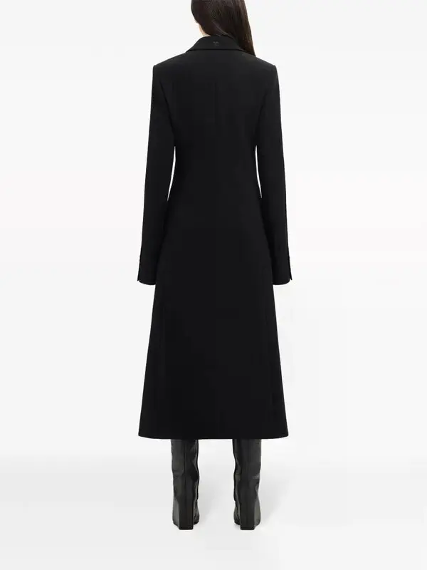 COURREGES Hyperbole Heritage Logo-appliqué Coat