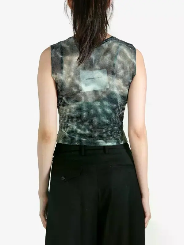 Alexander Wang Sheer Cropped Top