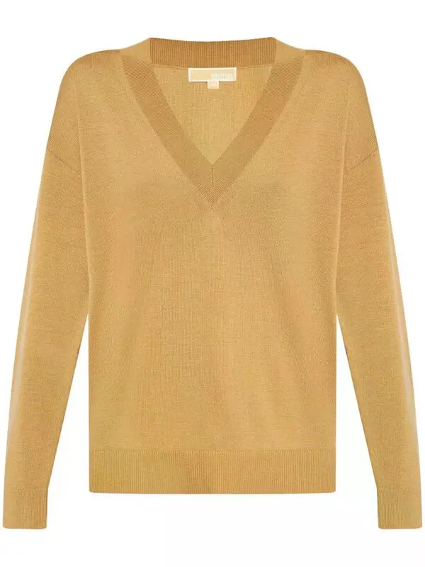 Michael Kors Fine Knit V-neck Jumper