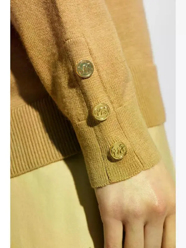 Michael Kors Fine Knit V-neck Jumper