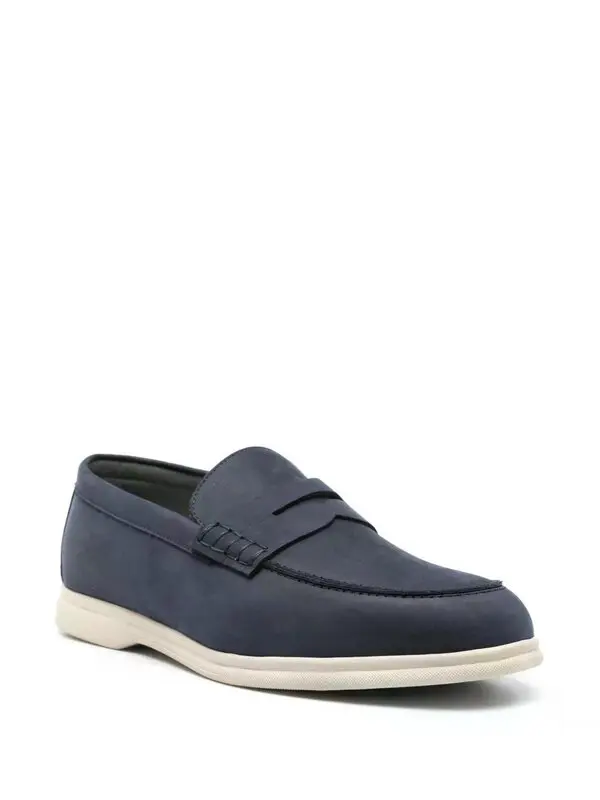 Corneliani Penny-slot Leather Loafers
