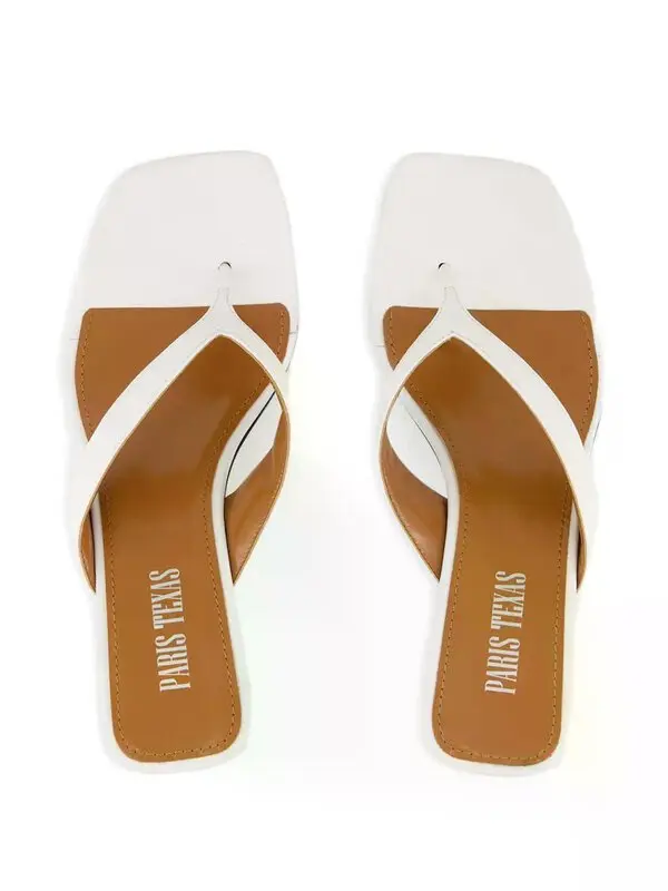 Paris Texas 55mm Portofino Sandals - White