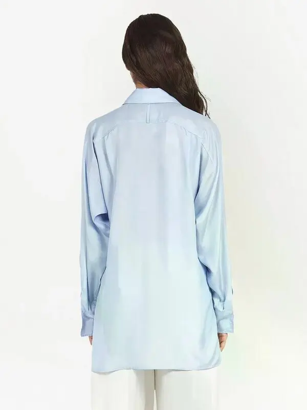 FERRAGAMO Button-front Satin Shirt