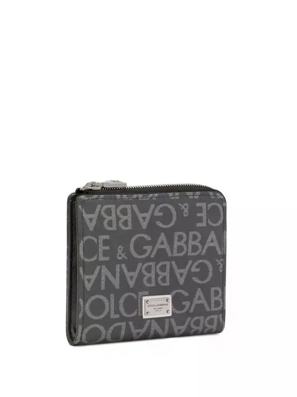 Dolce & Gabbana Logo-plaque Jacquard Wallet