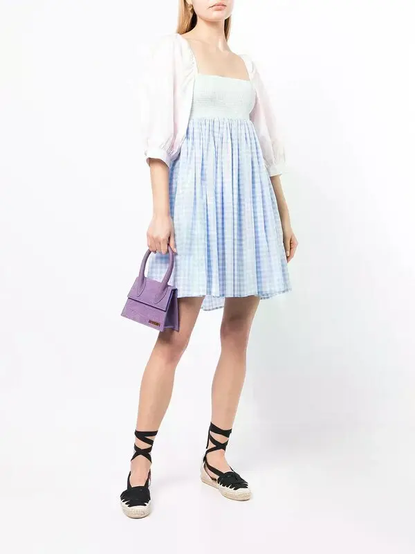 Pitusa Printed Babydoll Dress