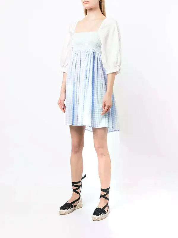 Pitusa Printed Babydoll Dress
