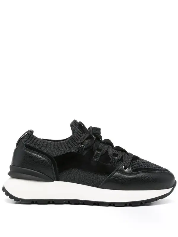 DOUCAL'S Panelled Design Sneakers