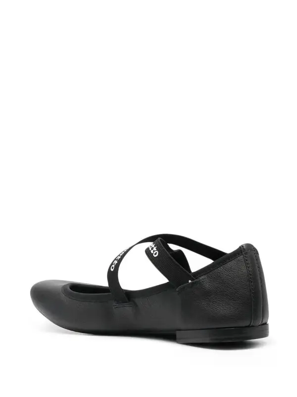 Repetto Joana Mary Jane Leather Ballerina Shoes - Black