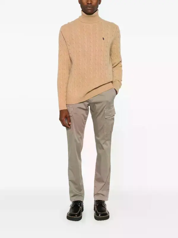 Polo Ralph Lauren Cable Knit Wool-cashmere Blend Jumper