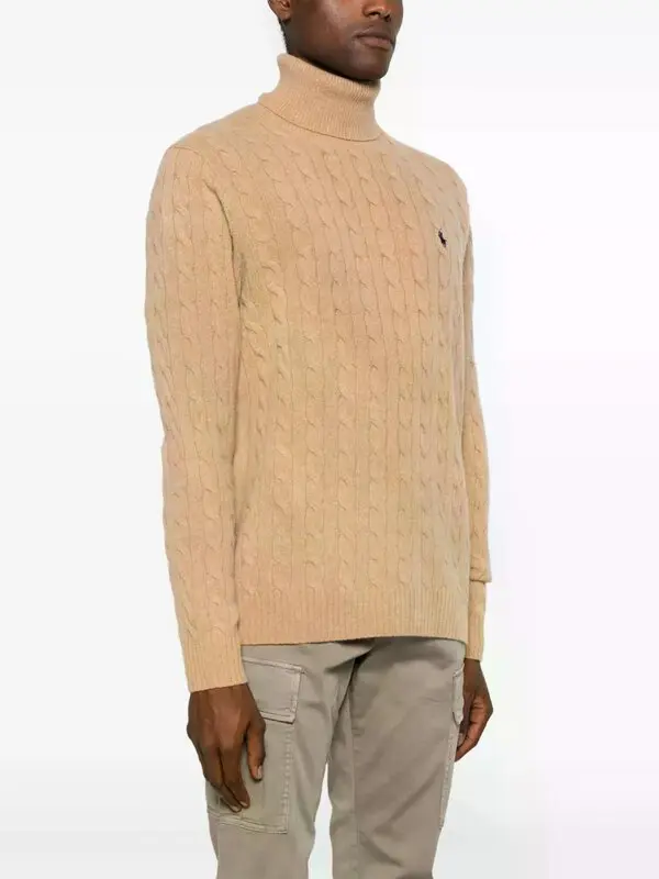 Polo Ralph Lauren Cable Knit Wool-cashmere Blend Jumper