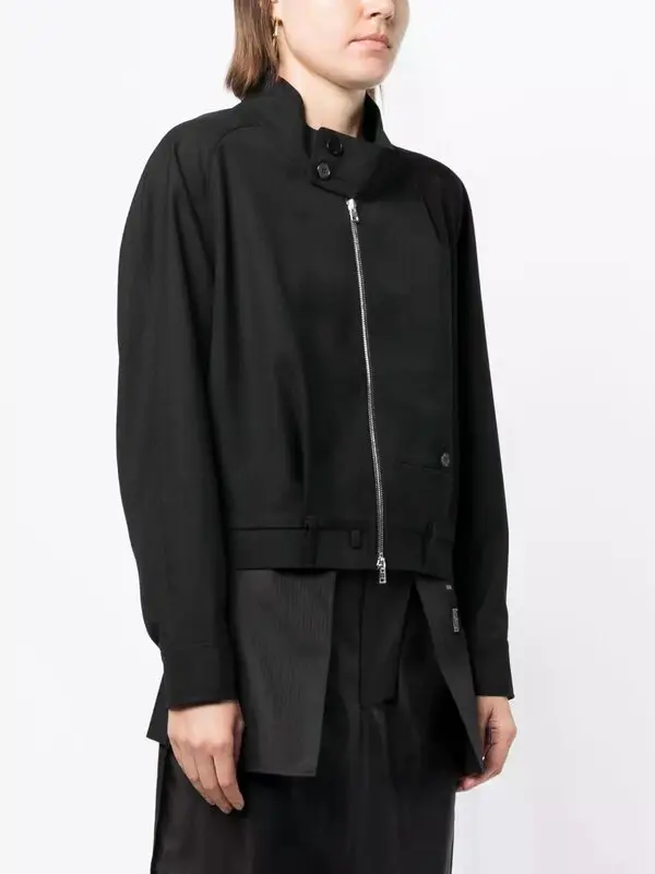 Goen.j Trouser-motif Bomber Jacket