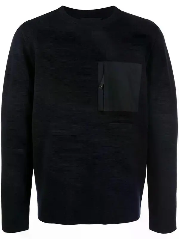 Aztech Mountain Crew Neck Sweater - Blue