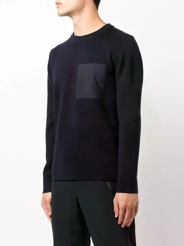 Aztech Mountain Crew Neck Sweater - Blue