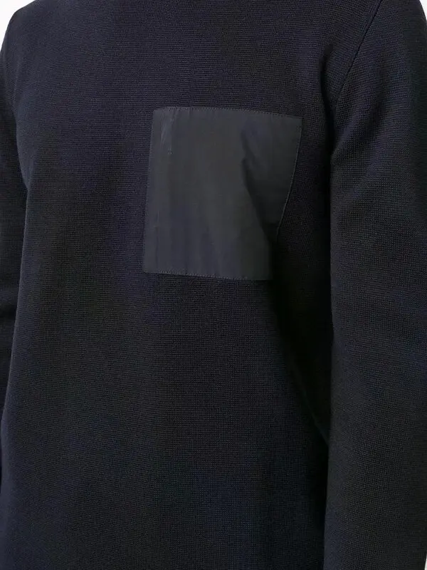 Aztech Mountain Crew Neck Sweater - Blue