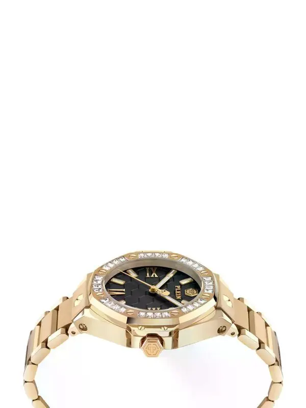 Philipp Plein Lady Royal 39mm Watch With Gold Plated Stainless Steel