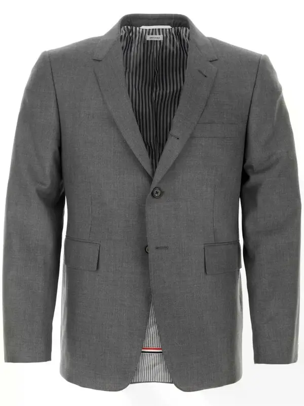 Thom Browne Super 120s Single-breasted Blazer - Grey